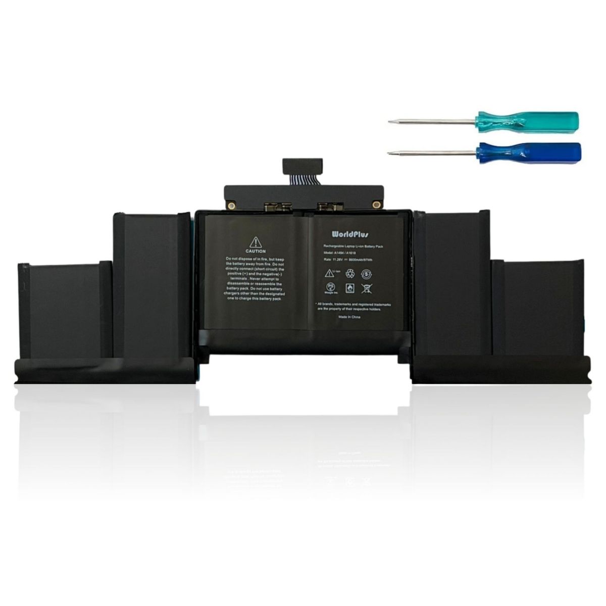 WorldPlus MacBook Pro 15 Retina 15インチ A1618 A1494 A1398 交換バッテリー Late ...